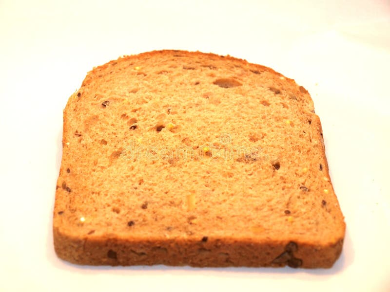 Slice of bread stock image. Image of isolated, piece - 12635279