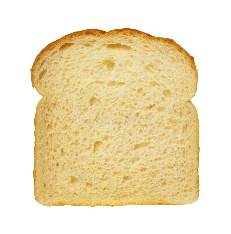 Slice of white bread stock photo. Image of piece, object - 31373426