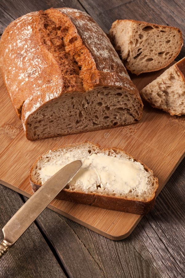 Slice of bread. stock photo. Image of decoration, food - 43978268