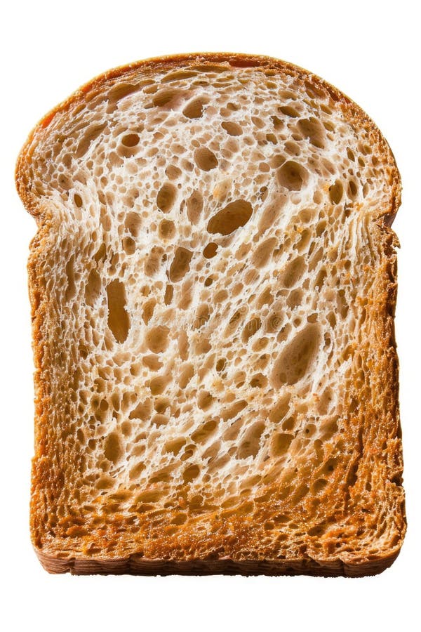 A Slice of Bread with Holes, Perfect for Food Concepts Stock Image ...