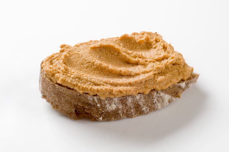 Slice of bread and spread stock photo. Image of spicy - 10260388