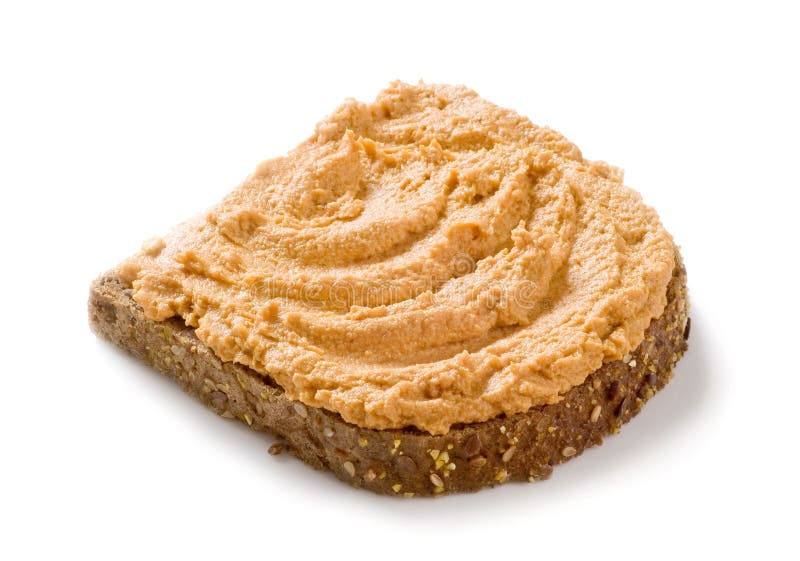 Slice of bread and spread stock image. Image of pate - 11141261