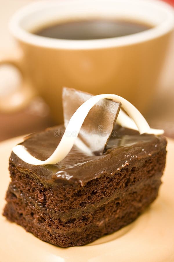 A slice of cake and coffee stock photo. Image of dessert - 2911834