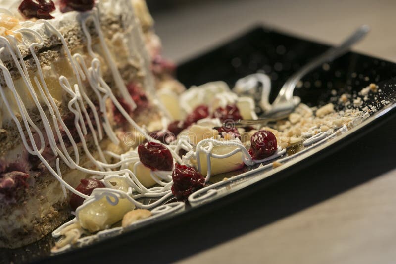 Slice of Cake stock photo. Image of horizontal, table - 66082148