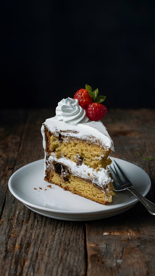 Slice of Cake Missing, a Delectable Temptation Captured Stock ...