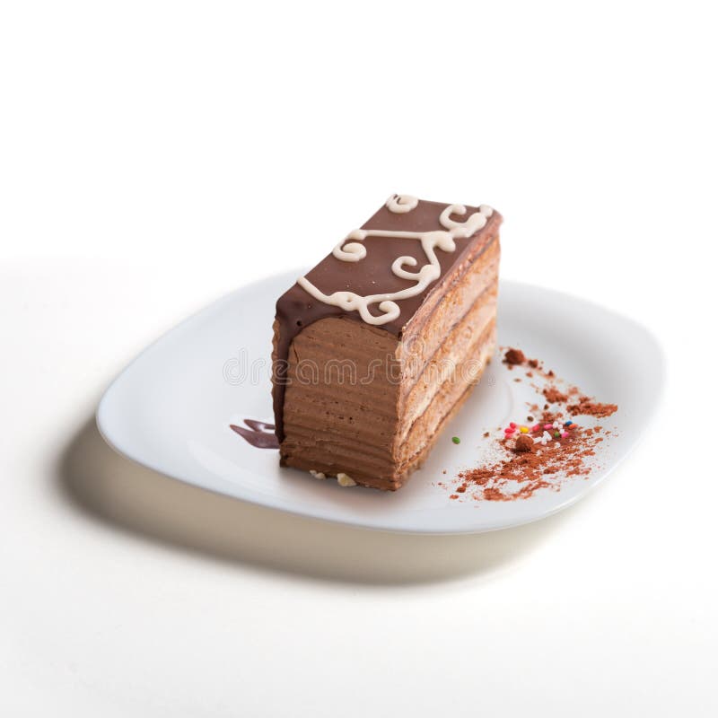 Slice of Cake stock photo. Image of birthday, piece, icing - 52002084