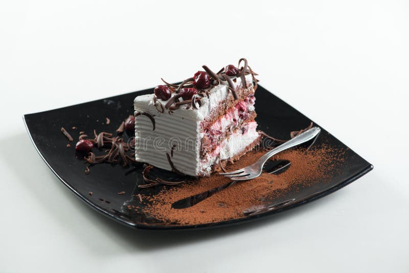 Slice of Cake stock photo. Image of plate, studio, cake - 52002242