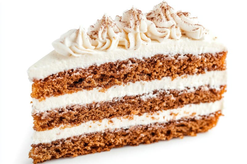 Slice Cake White Frosting Clean Surface Stock Photos - Free & Royalty ...