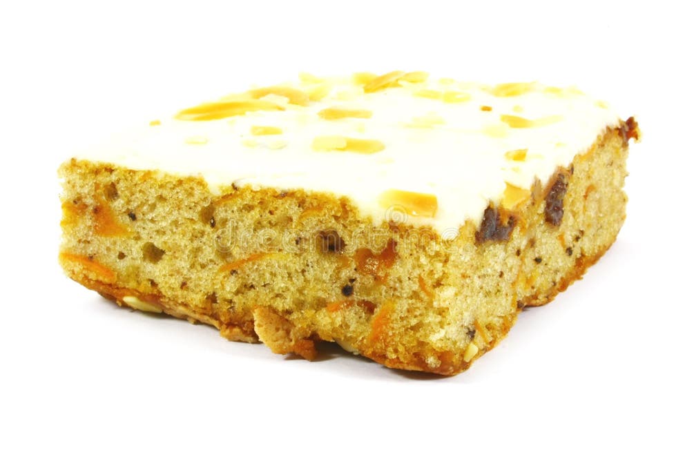 Slice of Carrot Cake Square Stock Photo - Image of christmas, piece ...