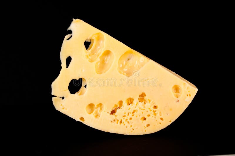 Slice of cheese stock photo. Image of cheez, portion - 53488934