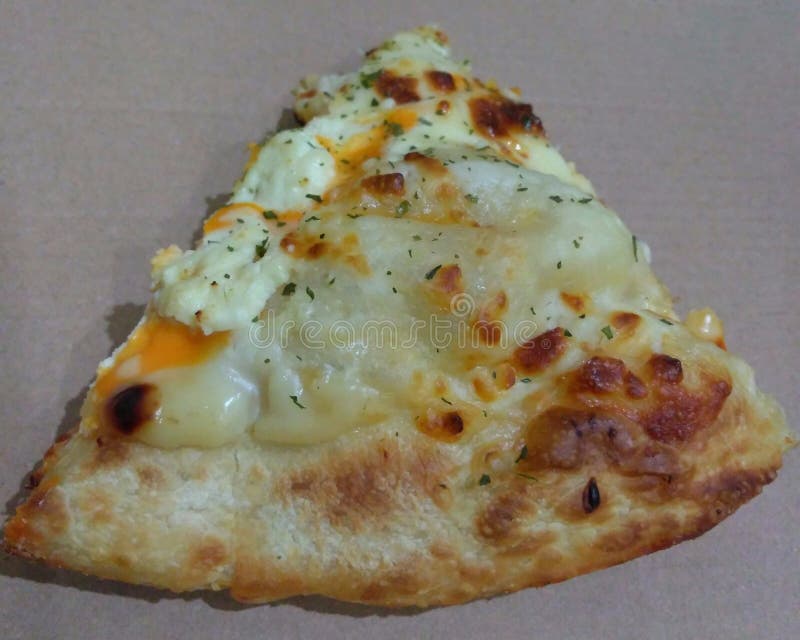 A slice of cheese pizza stock image. Image of tasty - 268185779