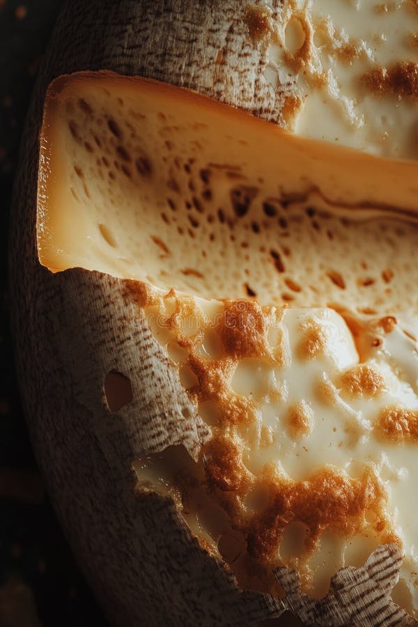 A Slice of Cheese Sits Atop a Slice of Bread, a Simple yet Satisfying ...