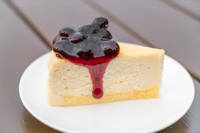.Slice of Cheesecake stock image. Image of delicious - 69720185
