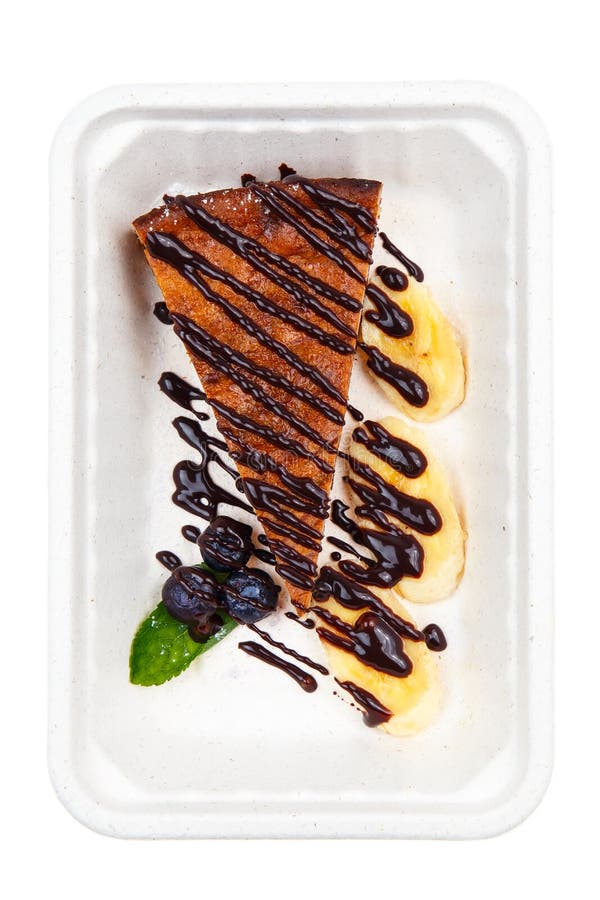 Slice of Cheesecake in a Box for Delivery Stock Photo - Image of ...