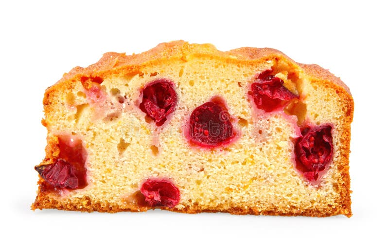 Slice of cherry cake stock photo. Image of studio, freshness - 34218732