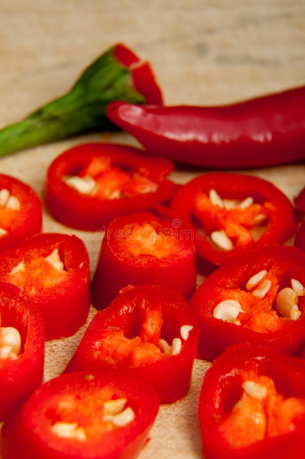 Slice chilli pepper stock photo. Image of chilli, organic - 36317914