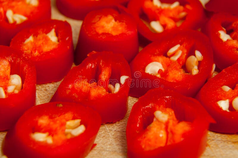 Slice chilli pepper stock photo. Image of chop, green - 36317924