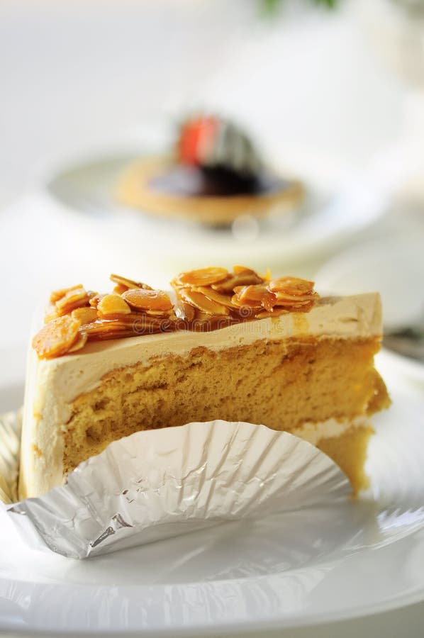 Slice of coffee cake stock photo. Image of coffee, snack - 49129660