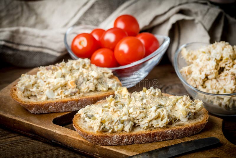 Mackerel fish paste. stock image. Image of tasty, smoked - 107502451