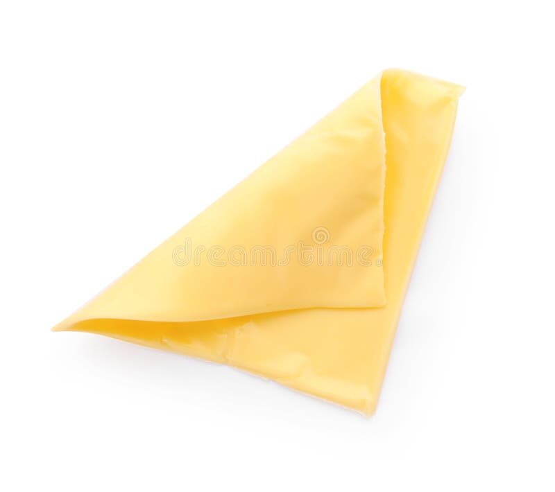 Slice of Delicious Cheese Isolated on White Stock Photo - Image of ...