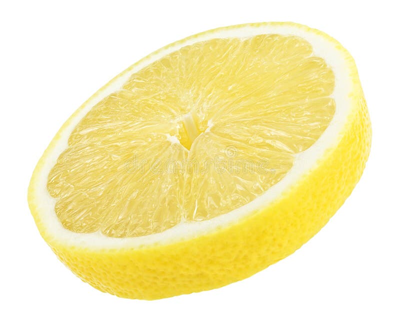 Fresh Lemon Skin or Lemon Zest Isolated on White Background. Citrus ...