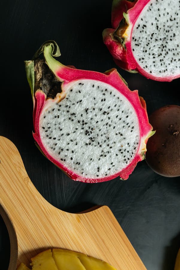 A Fresh Pitaya Fruit Photo stock photo. Image of fresh - 103843448