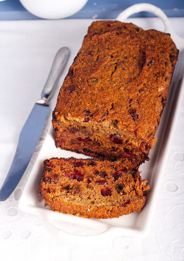 Slice of Fruit and Rum Cake Stock Image - Image of loaf, baked: 35115425