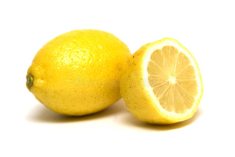 Slice of lemon stock image. Image of isolated, cold, dieting - 3648333