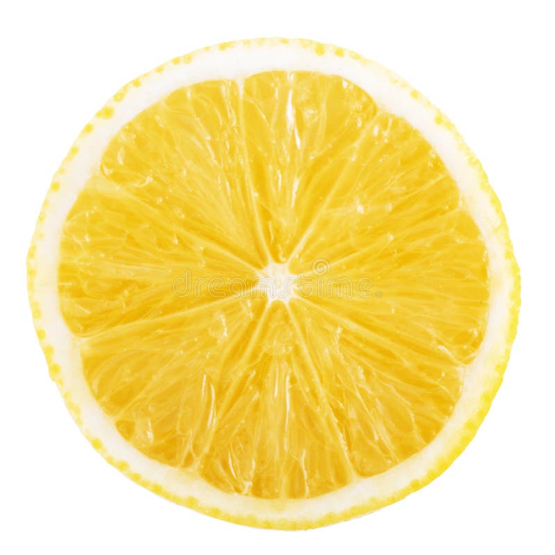 Slice Of Lemon Isolated On White Background Stock Photo - Image of ... Slice Of Lemon Isolated On White Background Stock Photo - Image of ...