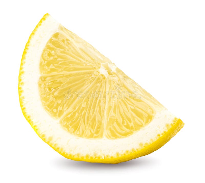 Single Lemon with Green Leaves Isolated on White Background. Clipping ...