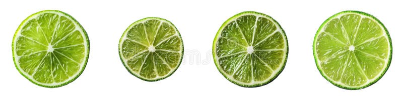 Slice of Lime, Clipped Path, Isolated on White Stock Illustration ...