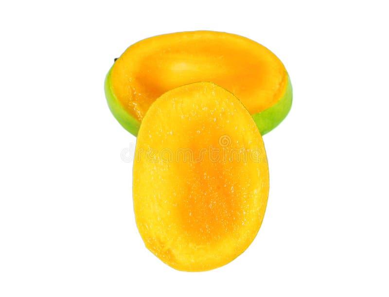 Slice Mango stock photo. Image of chopped, green, fresh - 31378394