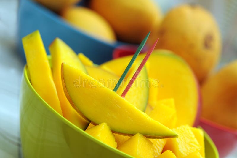 Slice of mango stock photo. Image of organic, fresh, slice - 30908516