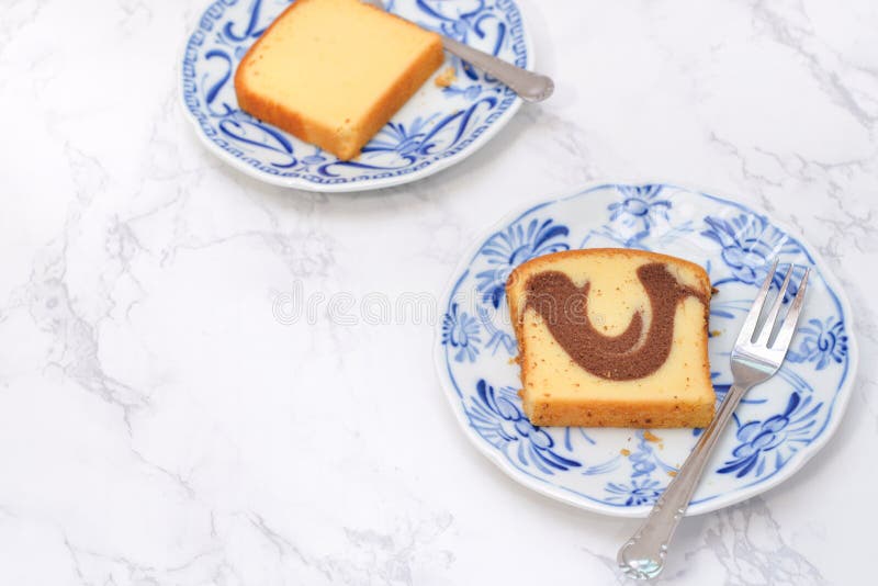 Slice of Marble cake stock photo. Image of delicious - 109394480