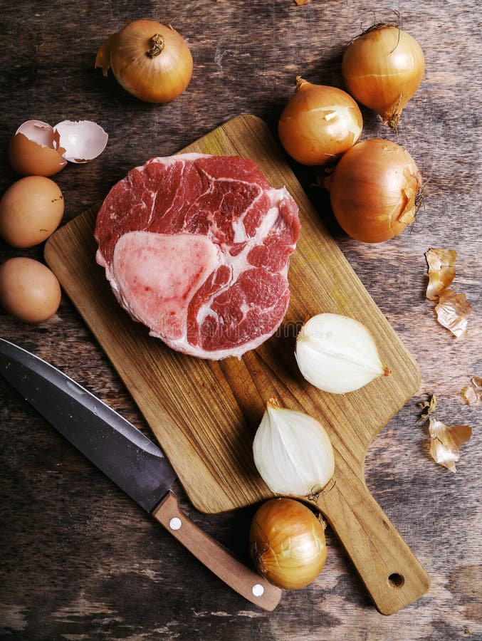Slice of meat stock photo. Image of kitchen, farm, natural - 50077566