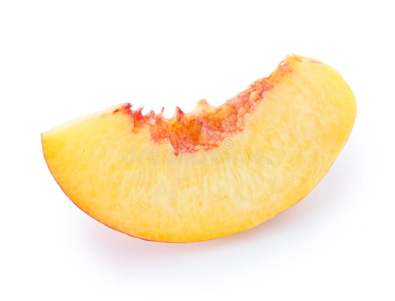Slice of nectarine stock image. Image of closeup, fresh - 21032211
