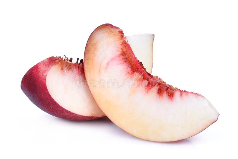 Slice of nectarine stock image. Image of closeup, fresh - 21032211