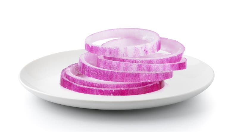 Slice red onion stock image. Image of vegetable, ingredient - 92974649