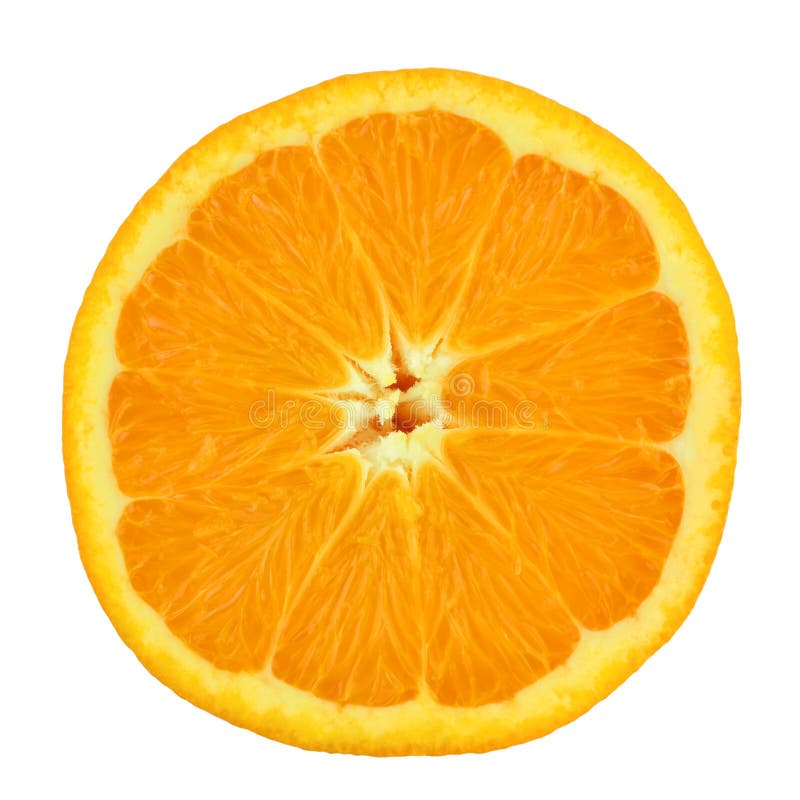 Orange Cross Section stock photo. Image of fruit, vitamin - 4342116