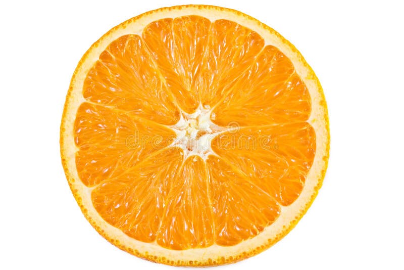 Slice of orange stock image. Image of close, nature, juicy - 6715865
