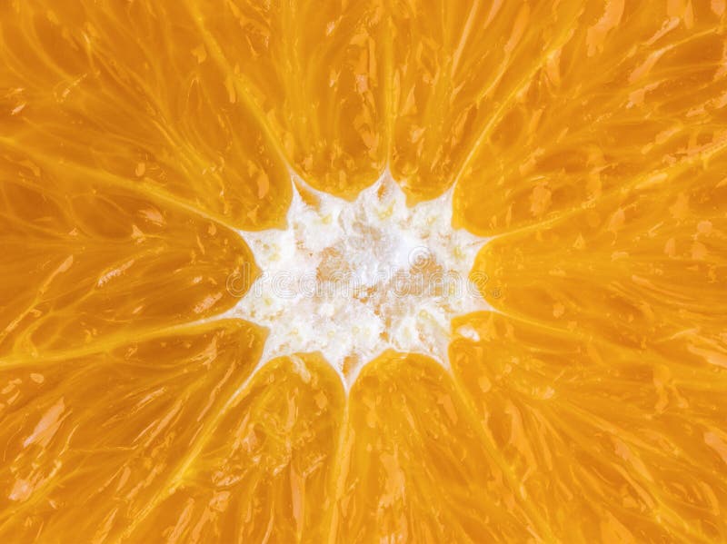 Slice of Orange Close-up. Orange Texture for Designers Stock Image ...