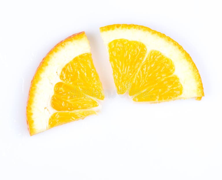 Slice of Orange. Fruit Pie Chart Stock Photo - Image of juicy, citrus ...