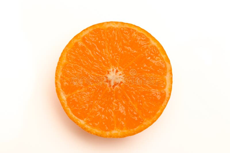 Slice of orange top view stock photo. Image of juice - 84047760