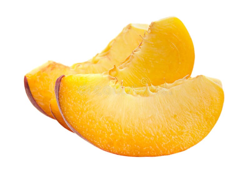 Slice peach fruit stock image. Image of freshness, slice - 58011753