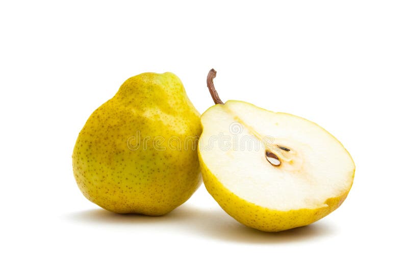 Slice of pear stock photo. Image of slice, brightly, isolated - 9290818