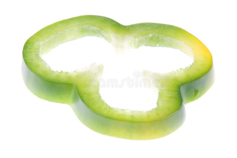 Slice of pepper stock image. Image of isolated, vitality - 18112781