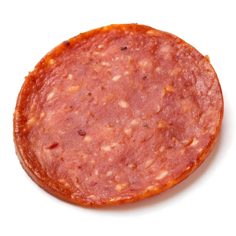 Pepperoni isolated stock illustration. Illustration of treat - 367530832