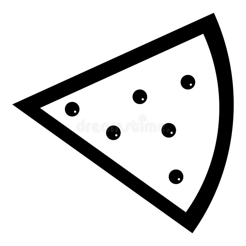 Slice of Pie Icon, Simple Style Stock Illustration - Illustration of ...