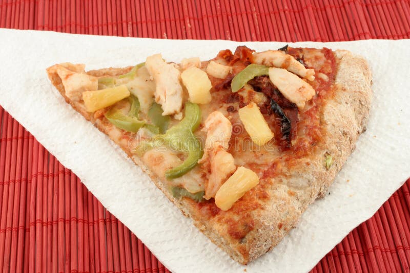 Slice of pizza stock photo. Image of lunch, snack, crusty - 1403492