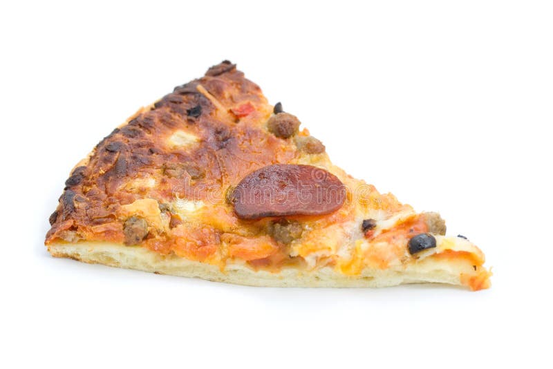 Slice of pizza stock photo. Image of cheese, pepperoni - 1800010